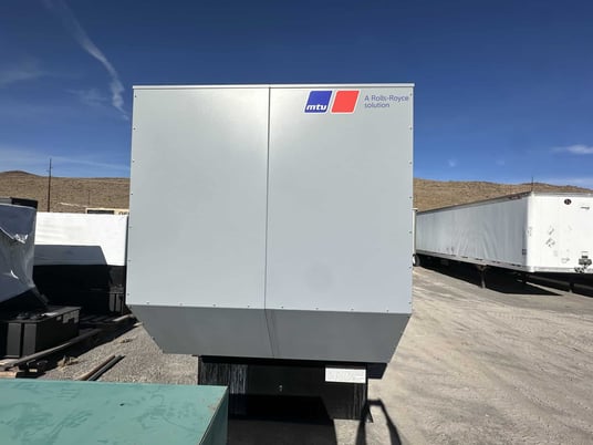 500 KW mtu #DS500, diesel generator set, MGC 2000 control panel, 480 ...