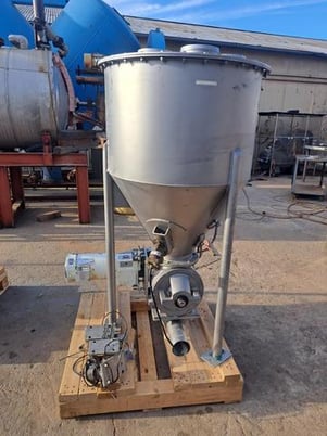 Iron Man #BMQ824-60-56-L, powder receiving hopper, 304 Stainless Steel ...