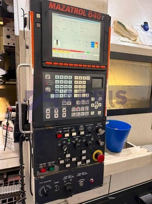 Mazak #Slant-Turn-60NRB, CNC hollow spindle slant bed lathe, Mazatrol ...