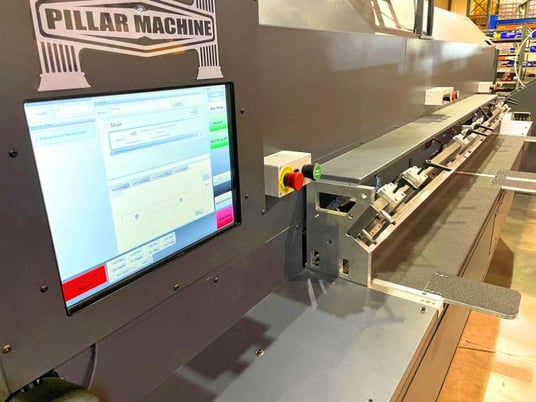 Pillar Machine #HPLD, CNC bore & lock-dowel inserter, (4) 24" zones, 96 ...