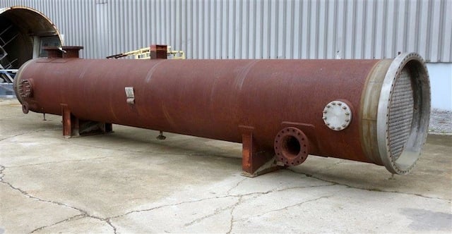 4372 sq.ft., 305 psi shell, Southern Heat Exchanger, single head ...