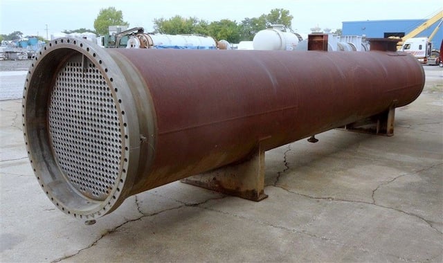 4372 sq.ft., 305 psi shell, Southern Heat Exchanger, single head ...