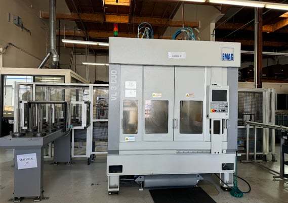 Emag #VL3-Duo, CNC twin spindle vertical turret lathe, 12 turret, 2018 ...