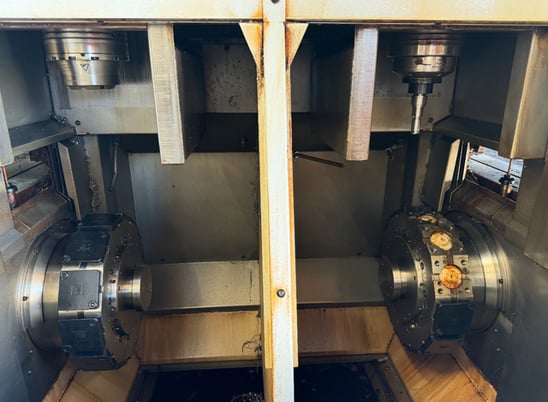 Emag #VL3-Duo, CNC twin spindle vertical turret lathe, 12 turret, 2018 ...