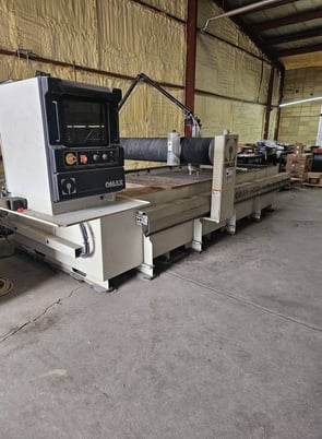 Omax #60120, CNC waterjet cutting system, 5' x 10' table, 30 HP ...