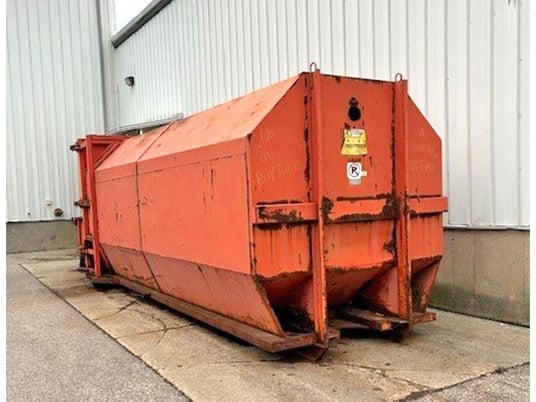 Marathon #RJ-225, Stationary Compactor, 2-Yard, 55100 lb. compaction ...