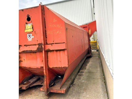 Marathon #RJ-225, Stationary Compactor, 2-Yard, 55100 lb. compaction ...