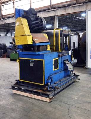 50 Ton, Tishken, 4-post cut-off press, 2 -1/2" stroke, 20.5" x33.5" die ...