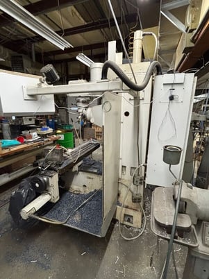 Milltronics #MB-18, CNC vertical mill, 10" x50" tbl., 5 HP, 32" X, 19 ...