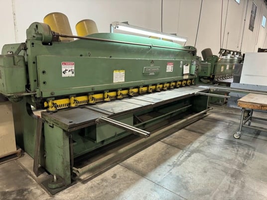 1/4" x 14' Cincinnati #2514, mechanical shear, 20 HP, 50 SPM, 15 hold ...