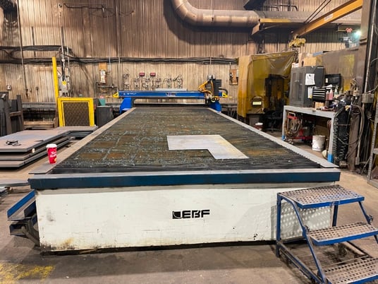 EBF #824, CNC plasma cutting table, bevel, PRONEST, 8' x 24', 2015 For ...