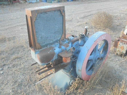 15 HP @ 750 RPM, Oilwell-Witte #E-15, Natural Gas Engine, 1-cylinder, 8 ...