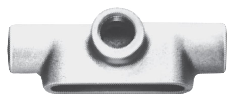 Cooper Crouse-Hinds Eaton T28 Condulet, Cast Iron Body, Type T, 3/4 ...