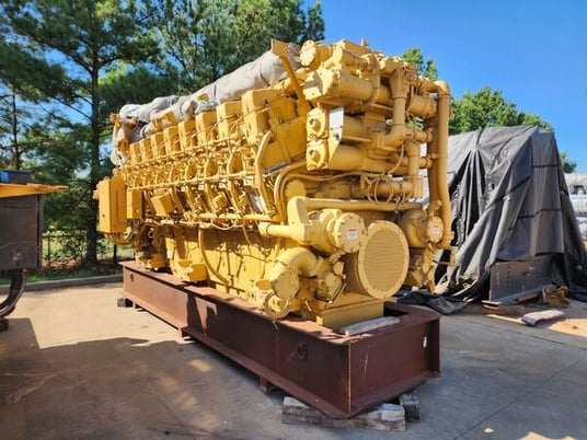 4735 HP @ 1000 RPM, Caterpillar #G3616 engine core, Natural gas ...