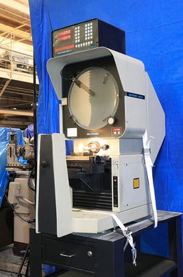 14" Deltronic #DH214-MPC4E, optical comparator, edge detection ...