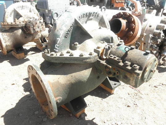 5000 GPM @ 125' TDH, Byron-Jackson #12MH-S, Centrifugal Pump, Horz., 1 ...