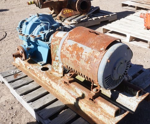 600 GPM @ 460' TDH, Crane #1.5-JD-2, Centrifugal Pump, Horz., 1-Stage ...