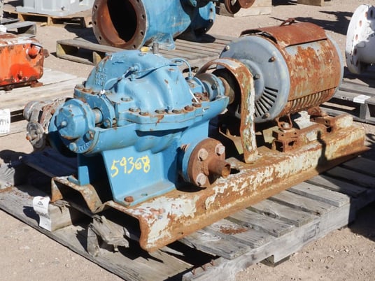 600 GPM @ 460' TDH, Crane #1.5-JD-2, Centrifugal Pump, Horz., 1-Stage ...
