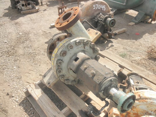 600 GPM @ 100' TDH, Ingersoll-Rand #4x11A3Ax2, Centrifugal Pump, Horz ...