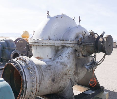 20000 GPM @ 375' TDH, Patterson #30x24-MAA, Centrifugal Pump, Horz., 1 ...