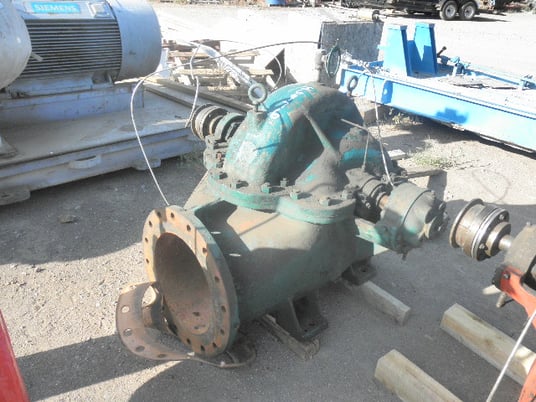 5000 GPM @ 140' TDH, Worthington #12LA-2, Centrifugal Pump, Horz., 1 ...