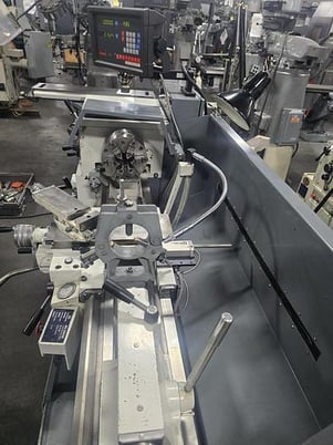13"/17" x 30" Clausing Metosa #C1330, gap bed engine lathe, 8" Bison 6 ...
