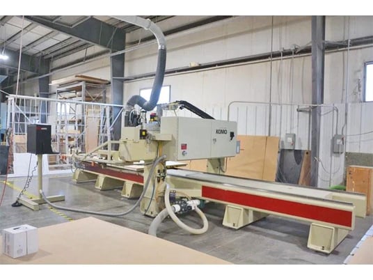 Komo #VR-512-Mach-One-S, CNC router, 10 ATC, 24k RPM, HSK-63F, 16 HP ...