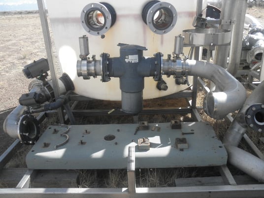 6" Hayward-Tyler, Basket Strainer, on skid w/piping for Sale | Surplus ...