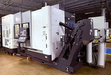 Okuma #Multus-U3000-2SW/1500, CNC lathe, 59" centers, 25.59" turn ...