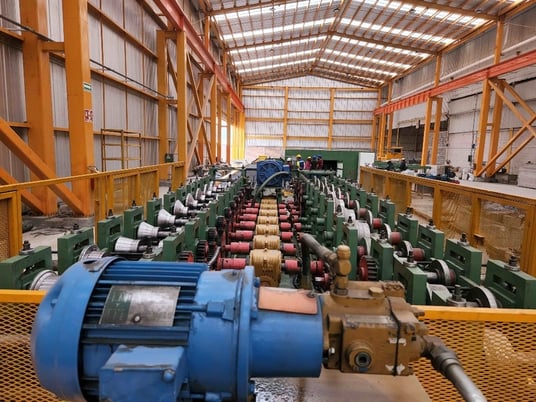 12 Stand, Bradbury #DWMCE:2.5-22-12, C & Z Purlin duplex roll forming ...