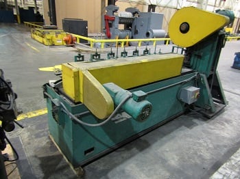 7 Stand, Custom, rollformer with inline punch press, 2" arbor, 8.5 ...
