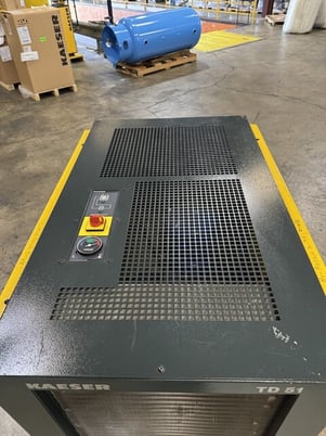 200 cfm, 100F, 305 psig, Kaeser #TD-51, secotec cycling refrigerated ...