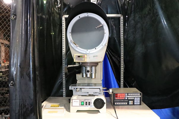 12" Nikon #V-12B, high-precision bench type optical comparator ...