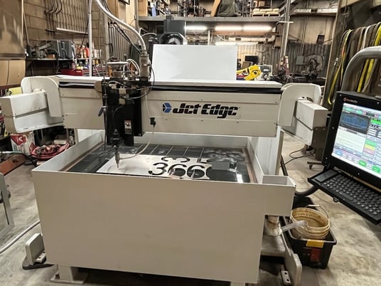 Jet Edge #30X48AMC, water jet cutting system, 55000 psi, 30" x 48 ...