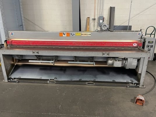 14 gauge x 10.1' Roper Whitney #10M14, mechanical shear, 24" BG, 35 SPM ...