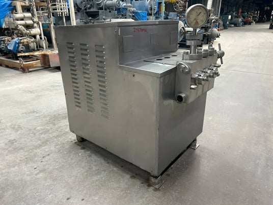 Cherry Burrell #SS-2100-VBR, superhomo homogenizer, 1000 GPH, 2500 PSI ...