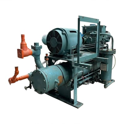 60 HP, Frick #RXB-24, Rotary Screw Compressor Package, 230/460 V., 1800 ...