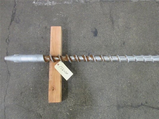 2.5" Davis Standard, shank style extruder screw, 24:1 L/D, mixing pins ...