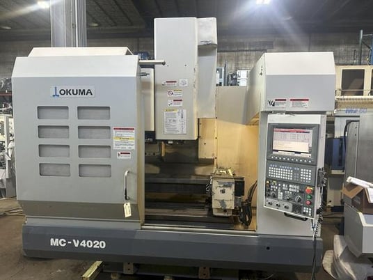 Okuma #MC-V4020, CNC vertical machining center, 40" X, 20" Y, 17" Z, 48 ...