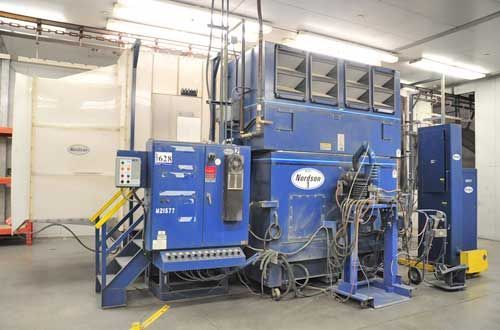 Reclaim Powder Coating Booth, Nordson Excel 2002 3' W x 6'-10" H ...