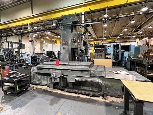 6" DeVlieg #65K-96, jig mill, 96" x 50" table, #50 taper, 72" vertical ...