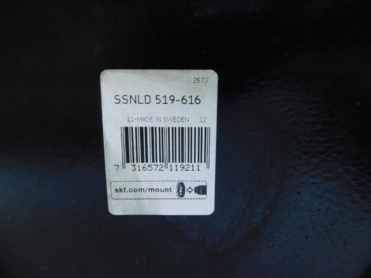 SKF #SSNLD-519-616, Split Plummer Pillow Block Bearing, New for Sale ...