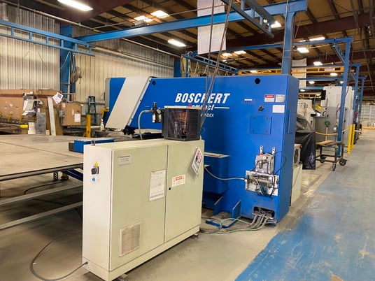 36 Ton, Boschert #Compact-1250-Rotation, 50" x 80" + repositioning, 4 ...