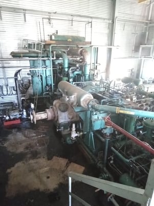 600 HP Superior, reciprocating compressor, 3-stages, 600 HP @ 900 RPM ...