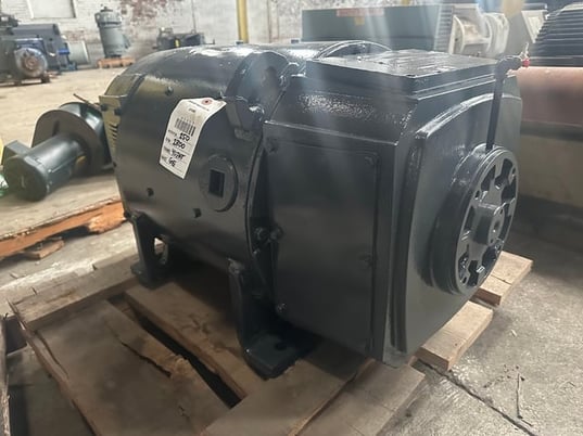 150 HP 1800 RPM General Electric, Frame 407AT, DPFVBB, 500 VA, 300/150 ...