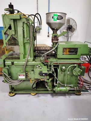 30 Ton, 4 oz., Newbury #V4-30-VRS, Vertical Injection Molding Machine ...