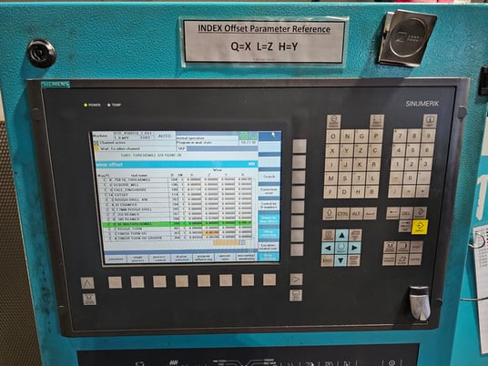 Index #C100, production turning macine, 1.6" bar, INDEX Control System ...