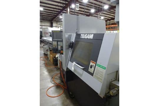 Tsugami #SS32, CNC Swiss type machine, 5-Axis, Fanuc 32iB, 1.26" cap ...