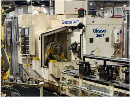 Gleason #360T, CNC Bevel Gear Tester, 18" Workpiece diameter, 14.2" O.D ...