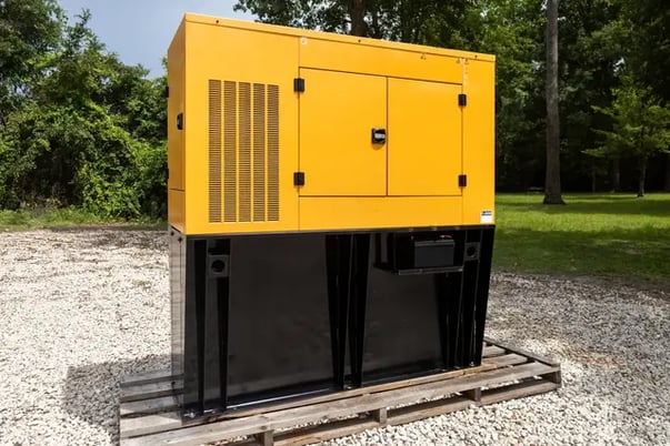 60 KW Olympian, diesel industrial generator, 277/480 Volts, 2002 For ...
